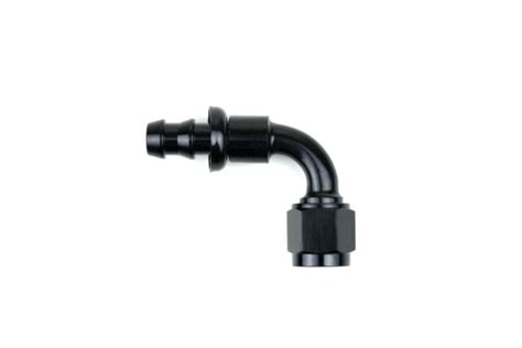 90° Push Lock Hose End 1 2 Barb To 8an
