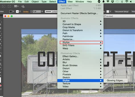Solved Drop Shadow Option Not Present On Stylize Menu Adobe Product