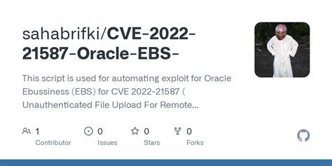 Github Sahabrifkicve 2022 21587 Oracle Ebs This Script Is Used For