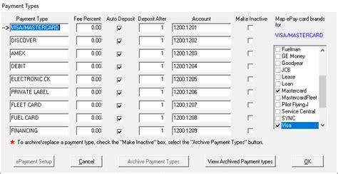 Payment Types