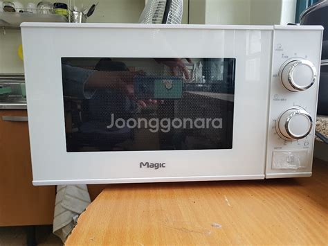 Sk Magic 매직 전자레인지 전자렌지 흰색 17리터 전자레인지오븐제빵기 중고나라