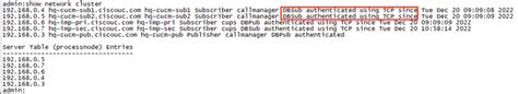 Cucm Db Replication Troubleshoot And Things To Verify Cisco Community