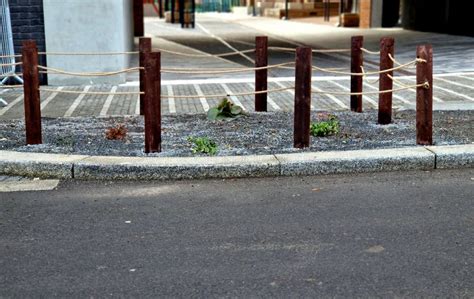 Flower Bed Treeline Lattice With A Circular Hole For Stock Photo
