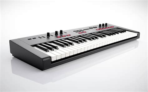 Premium Ai Image Electronic Midi Controller On White Background
