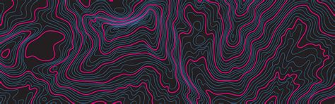 파란색과 빨간색 윤곽 벡터 지형의 검은색은 선의 높이를 양식화했습니다 위상수학에 대한 스톡 벡터 아트 및 기타 이미지 위상수학 자동차 여행 지도 Istock