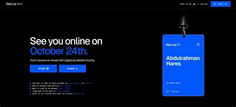 Abdulrahman Hares On Linkedin Nextjsconf Webdevelopment Javascript Innovation Nextjs 10