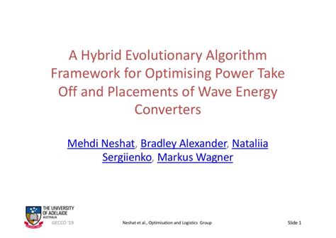 Ppt A Hybrid Evolutionary Algorithm Framework For Optimising Power Take Powerpoint
