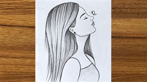 Girl Sketch Drawing Step By Step Cool Drawing Idea 46 Off