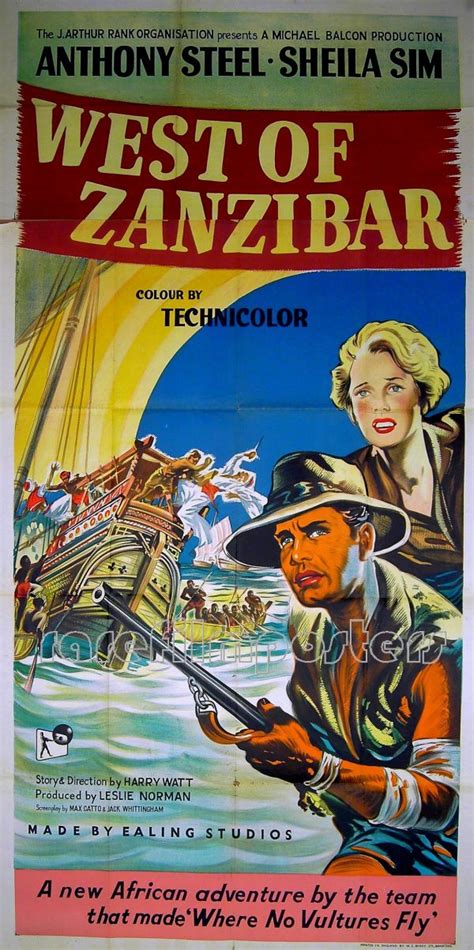 West Of Zanzibar Rare Film Posters