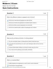 Quiz Midterm 2 Exam Pdf 2022 2 27 22 11 Quiz Midterm 2 Exam Midterm 2 Exam Started Feb 27 At