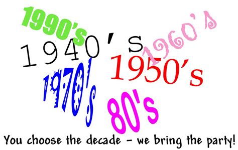Decades On A Black Background Free Image Download