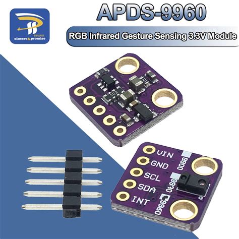 Gy 9960 Llc Apds 9960 Rgb And Gesture Sensor Module 3v 5v Iic I2c Breakout For Arduino Apds 9900