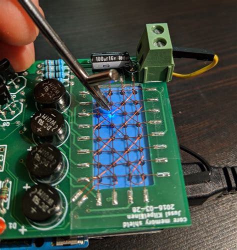Interactive Core Memory Shield Helps Explains The Past Hackaday