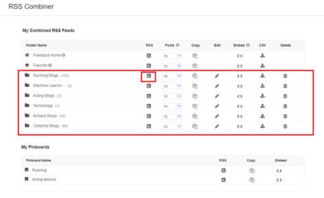 How To Get Rss Feeds From Folders Feedspot Documentation