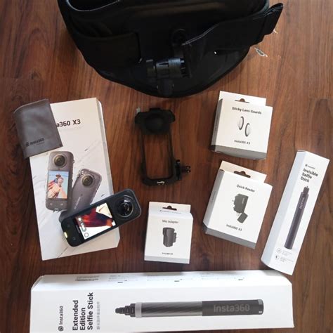 Insta360 X3 Full Aksesoris Lengkap Mulus Insta360 X3 Bekas Second Murah Full Aksesoris