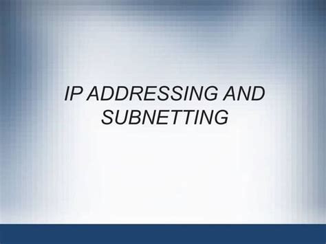 Subnetting Flsm And Vlsm With Examples Pptx Computer Networking Computing