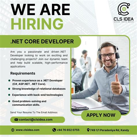 Front End Developer Angularnet Core Developer Jobseekerlk