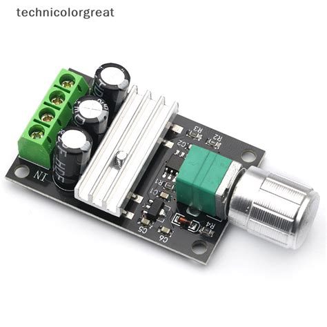 Bộ điều Khiển Tốc độ động Cơ Rrg Pwm Dc 6v 12v 24v 28v 3a Công Tắc điều Chỉnh Tốc độ Vt Shopee