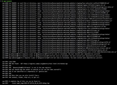 Antony Baasan Gitlab Npm Install Issue When Package Lock Checked In