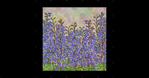 Darling Delphiniums Delphinium Sticker Teepublic