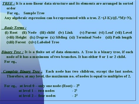 Srmmca Session Objectives Define Tree And Its Basic