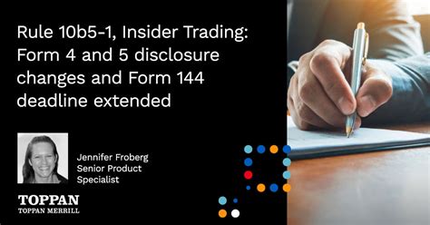 Clarifying Sec Form 144 Filing Requirements Toppan Merrill