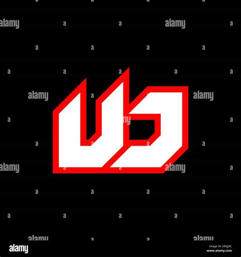 Uj Logo Design Initial Uj Letter Design With Sci Fi Style Uj Logo For
