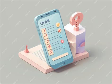 Premium Ai Image Immersive 3d Questionnaire Interactive Surveys With Multiple Choice Answers