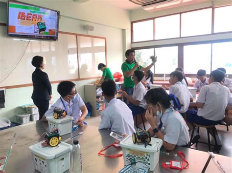 Day 3 อบรมหุ่นยนต์ระดับมัธยม โรงเรียนอัสสัมชัญระยอง Eqscience สอนcoding เขียนโปรแกรม