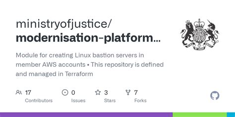 Github Ministryofjusticemodernisation Platform Terraform Bastion
