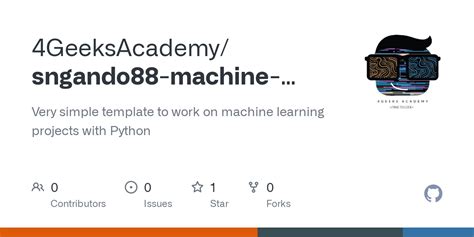 Github Geeksacademy Sngando Machine Learning Python Template Timeseriespart Very Simple