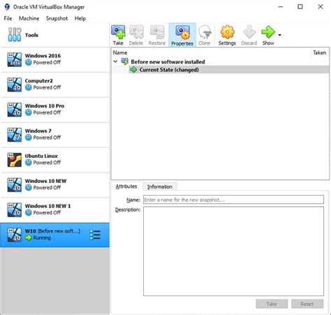 How To Create And Restore A Virtualbox Vm Snapshot