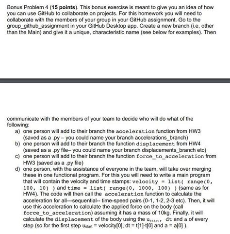 Solved Bonus Problem 4 15 Points This Bonus Exercise Is