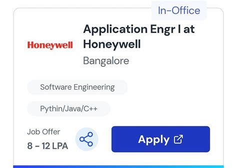 🏢 Company Name Honeywell 💼 Role Bangalore Walkins Facebook 🏢 Company Name Honeywell 💼 Role Bangalore Walkins Facebook