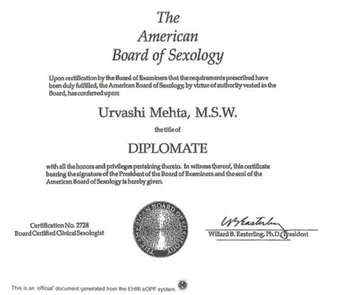 Diplomate The American Board Of Sexology Aura Holistic Counseling