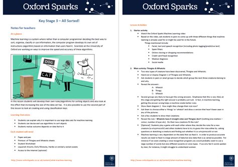 KS Science Lesson All Sorted Teachwire