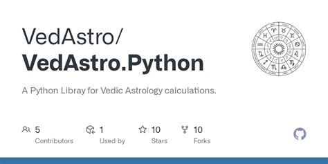 Github Vedastro Vedastro Python A Python Libray For Vedic Astrology