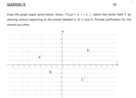 Solved QUESTION Copy The Graph Paper Given Below Given Chegg