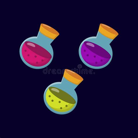 Elixir Potion And Poison Item Icon Logo And Illustration Stock Vector Illustration Of
