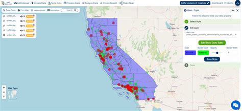 Mapping Healthcare Efficiency Gis Buffer Analysis Of Hospital Locations
