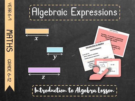 Algebraic Expressions Introduction To Algebra Teaching Resources