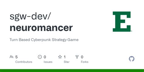 GitHub Sgw Dev Neuromancer Turn Based Cyberpunk Strategy Game