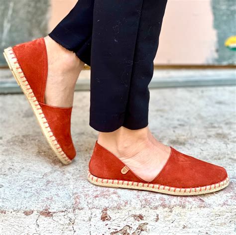 Еспадрильї Verbenas Carmen Serraje Fuego колір Fire Red 39 розмір натуральна замша устілка 25 5