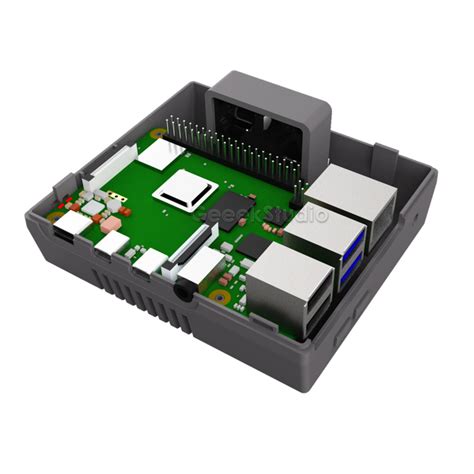 nes4pi case kit abs cooling fan heatsinks screwdrivers game 4 pi enlosure shell only for