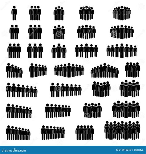 Stickman Crowd Stock Illustrations 399 Stickman Crowd Stock