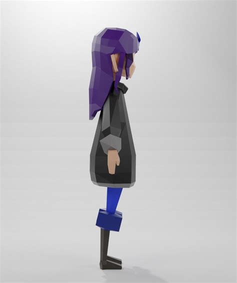 Low Poly Girl Rlowpoly