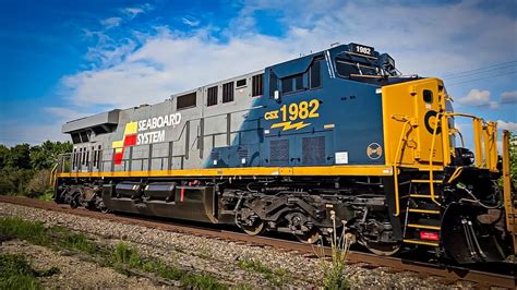 Csx 1982 Seaboard System Heritage Locomotive Youtube