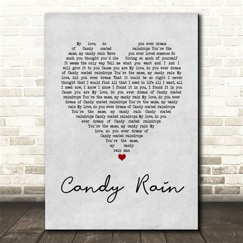 Love Candy Quotes Soul For Real Candy Rain Grey Heart Song Lyric Quote