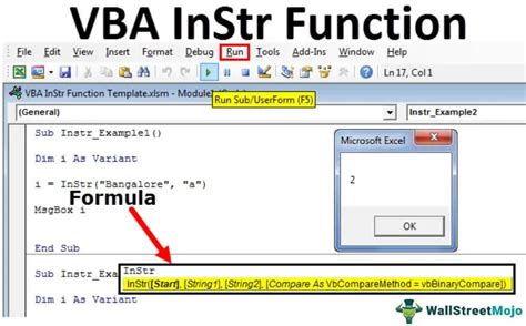 Vba Instr How To Use Excel Vba Instr Function Examples