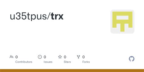 GitHub U Tpus Trx